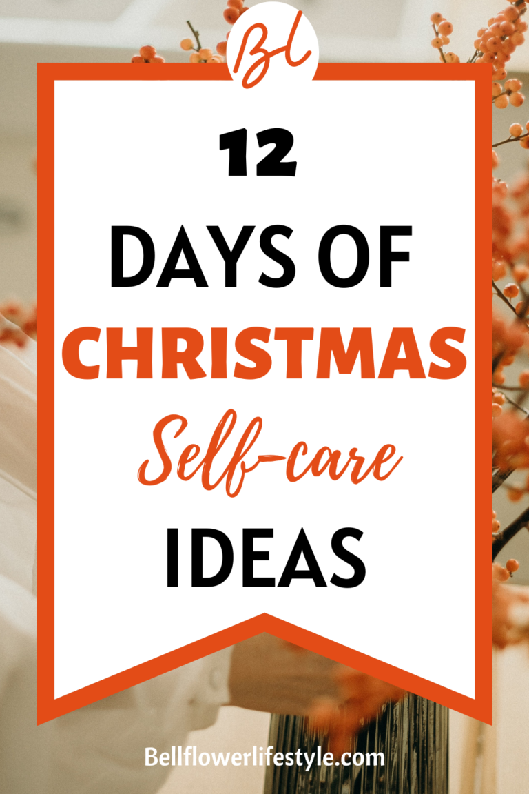 12 days of Christmas self-care ideas (+ Printable)