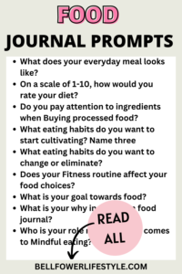 45 Food Journal Prompts to Create Mindful & Healthy Eating Habits